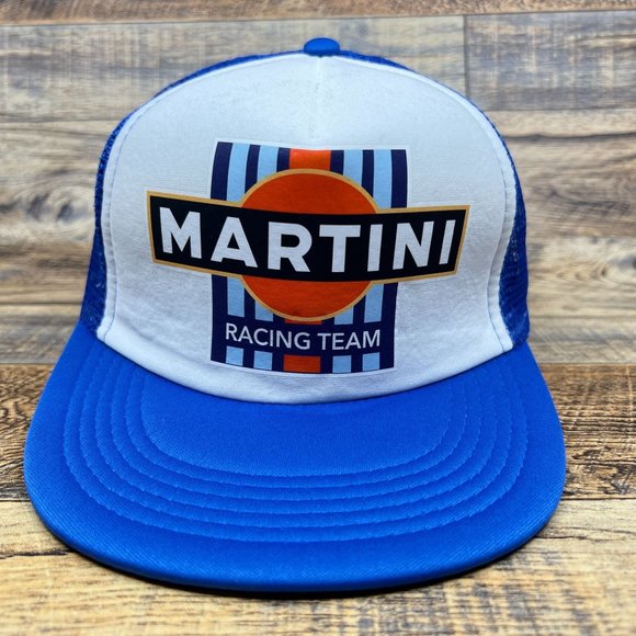 Unbranded | Accessories | Martini Racing Team Mens Trucker Hat Blue ...